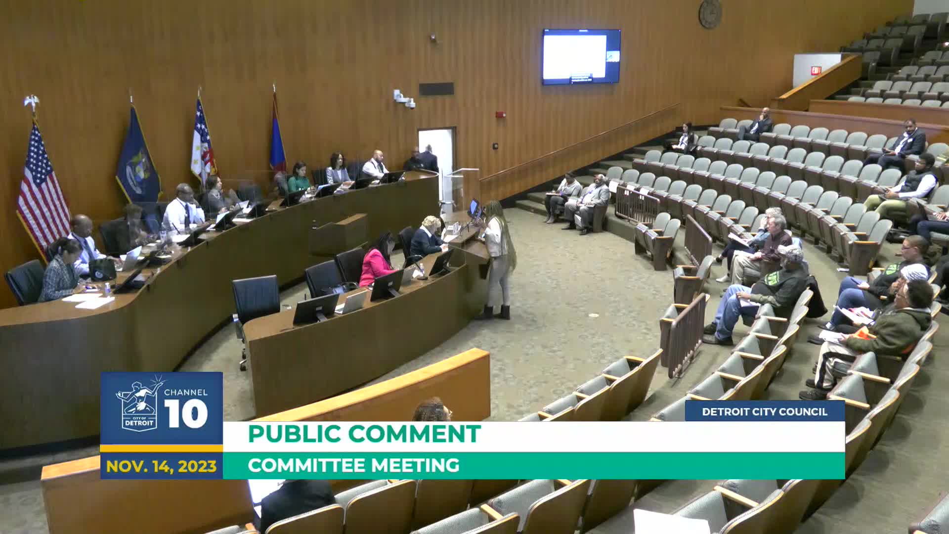 Detroit City Council Committee of The Whole Discussion 11-14-2023